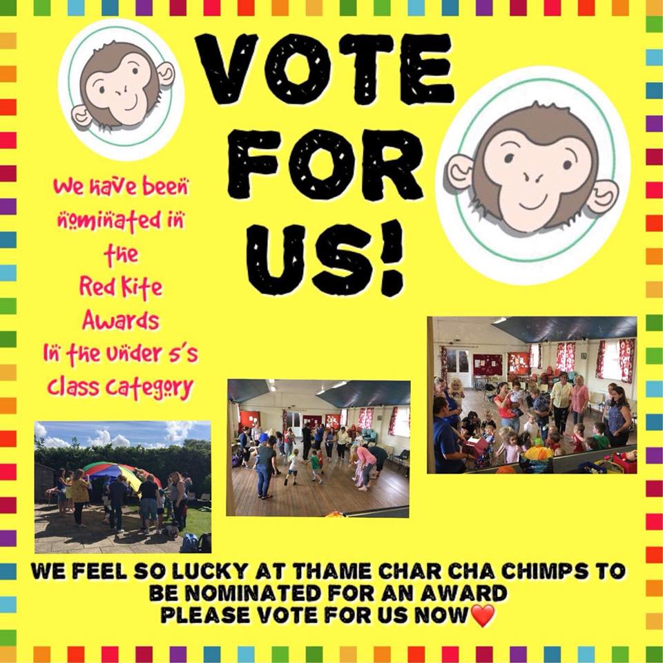 Cha Char Chimps - Thame need your help after being nominated as a ...