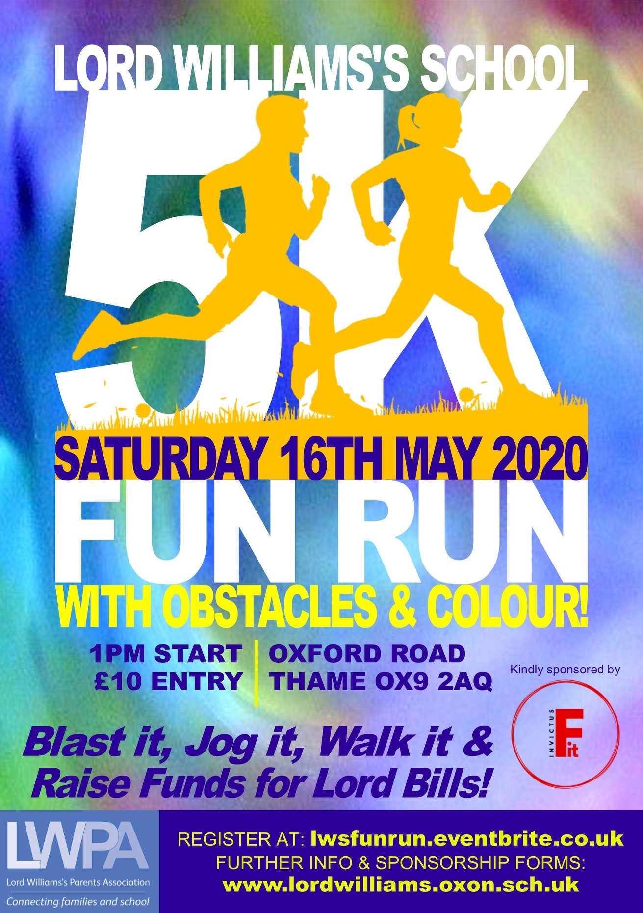 Invictus Fitness Centre to sponsor Lord Williams's 5k Fun Run | Thame Hub
