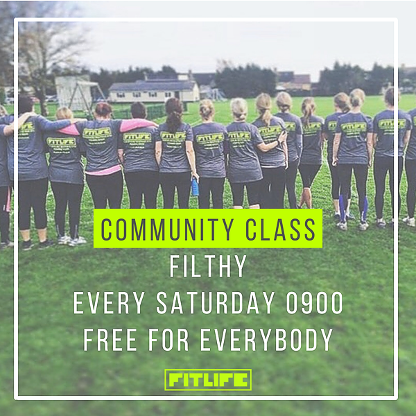Fitlife have a filthy new FREE community class starting this weekend ...
