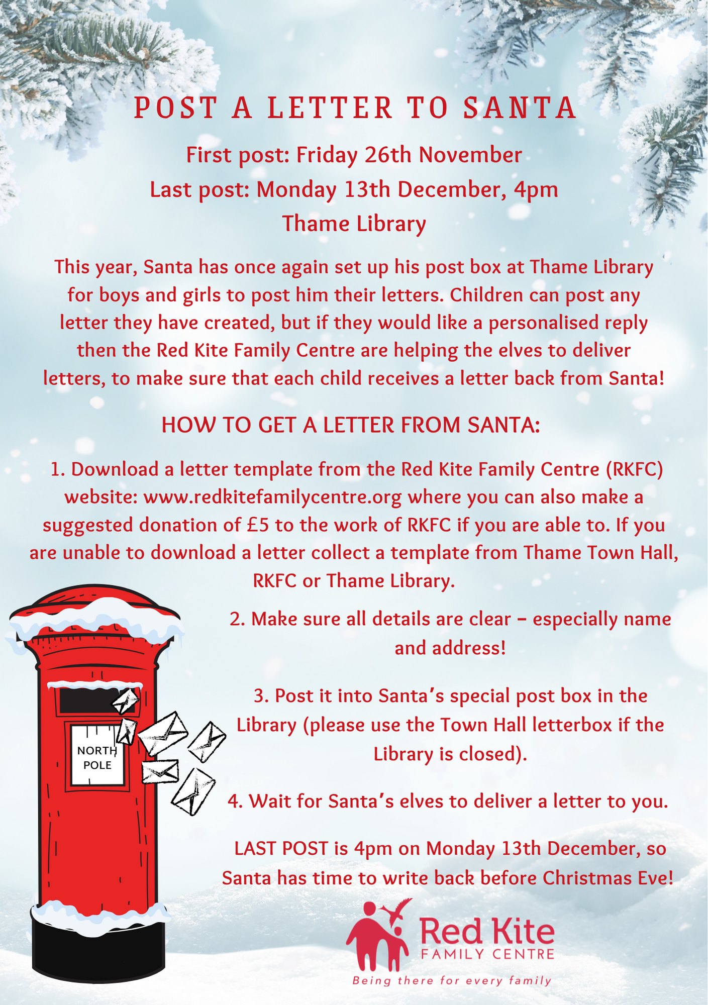 Post a letter to Santa | Thame Hub