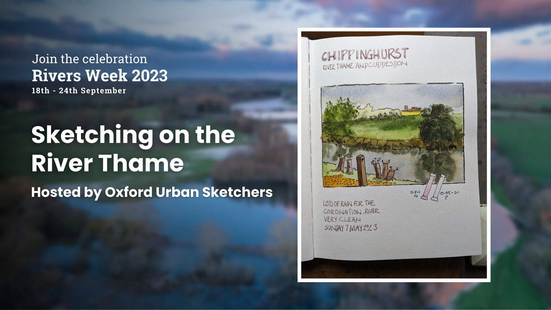 Sketching on the River Thame | Thame Hub