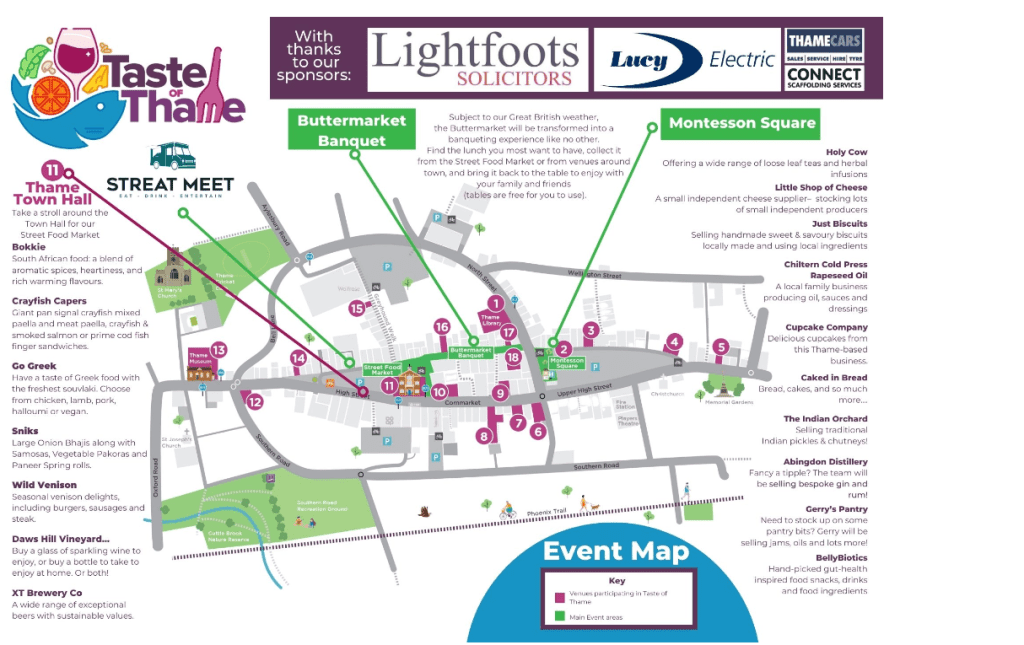 Taste of Thame map released | Thame Hub
