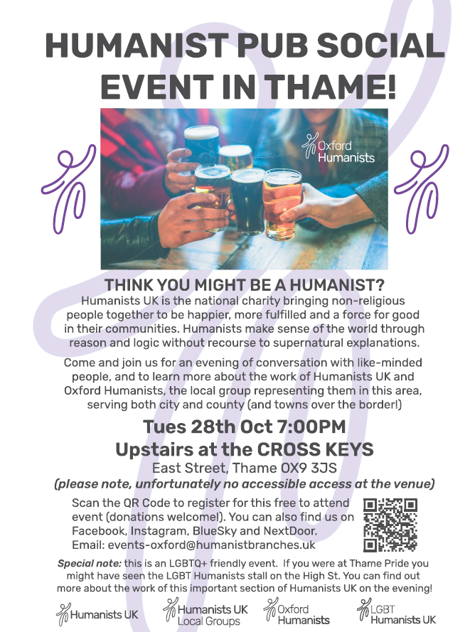 Humanist pub social event in Thame | Thame Hub